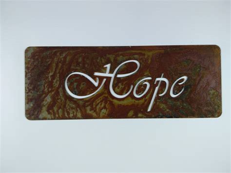 Hope Wall Sign At Ross Katherine Blog