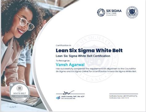 Vansh Agarwal On Linkedin Leansixsigmawhitebelt