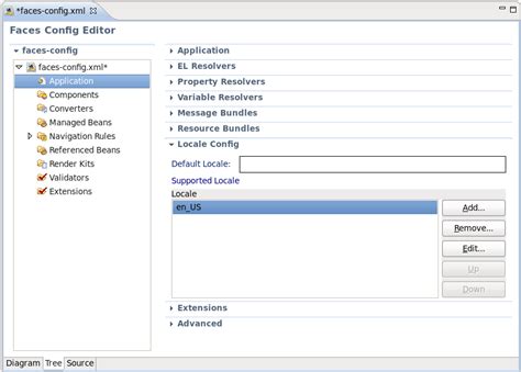 Chapter 5 Jsf Configuration File Editor
