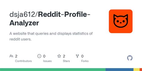 Github Dsja612reddit Profile Analyzer A Website That Queries And