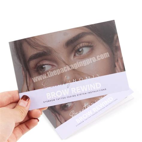 Custom Printing Paper Pamphlets Cosmetic Products Brochures