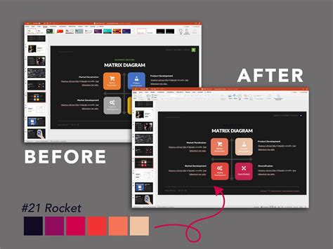 100 Color Palettes For Ms Office For Presentation Design Excel Sheets