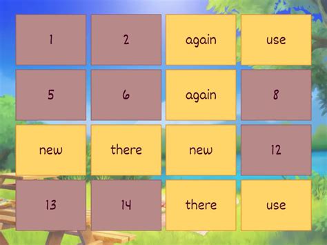 Matching Game Matching Pairs