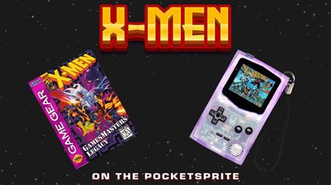 How Does X Men Gg Look On The Worlds Smallest Console Pocketsprite