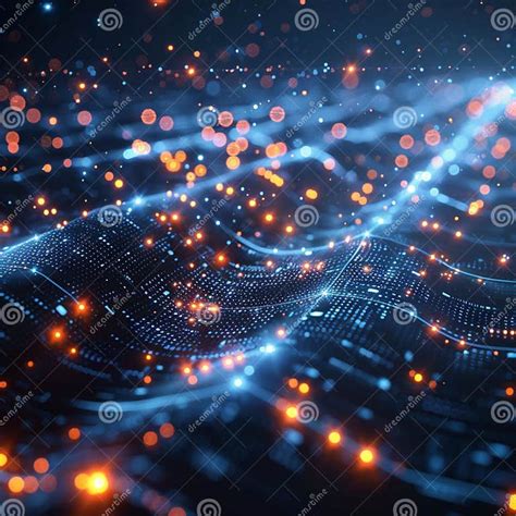 Abstract Big Data Technology Background Illustrating Data Connections