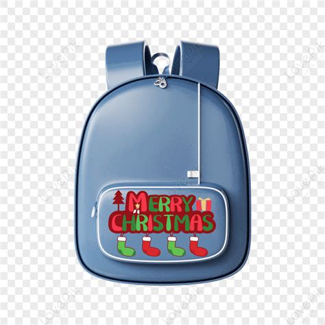 배낭과 함께 크리스마스 일러스트 귀여운 패턴아름다운폰트 Png 일러스트 무료 다운로드 Lovepik