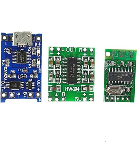 Pam8403 Mini Amplifier Module Kit With Tp4056 Micro Usb And Wireless Bluetooth Receiver Chip