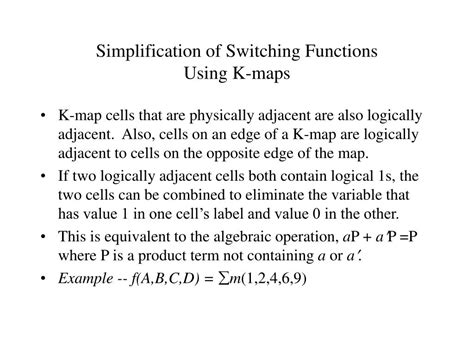 ppt chapter 3 simplification of switching functions powerpoint