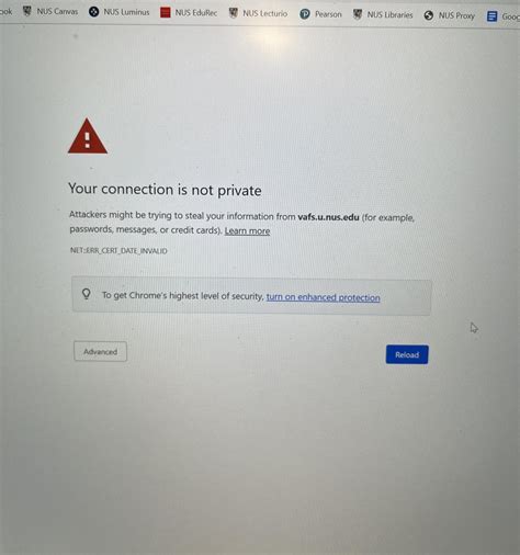 All Of A Sudden I Cant Access Canvas On My Laptop Isit Down Any Idea What This Is Rnus
