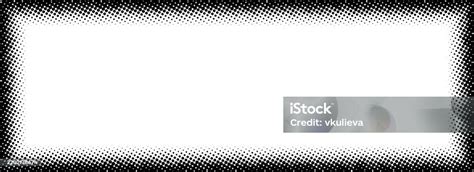 하프톤 직사각형 그레인 프레임 블랙 코믹 점선 테두리 팝 아트 페이딩 그라디언트 프레임 배경막 흑인과 백인 그런 지 추상적 인 배경 도트 질감 그래픽 디자인 벽지 벡터 0