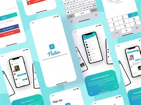 flutter messaging app ui kit by majedul islam khan on dribbble