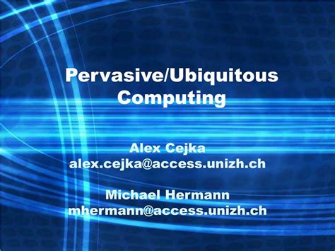 ppt pervasive ubiquitous computing powerpoint presentation free