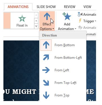 How To Use Animation In MS PowerPoint THE BUSINESS IN TOWN