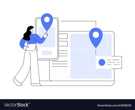 Cross Device Tracking Abstract Concept Royalty Free Vector