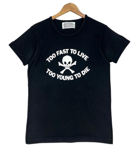 Seditionaries Punk T Shirt Too Fast To Live Too Young To Die