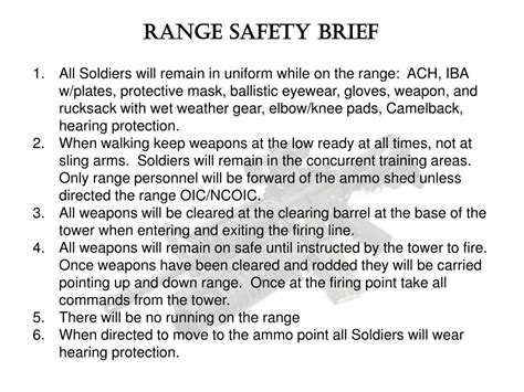 Range Safety Document At Audrey Begay Blog