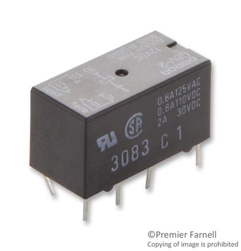 G5v 2 Dc12 Omron Electronic Components Signal Relay 12 Vdc Dpdt