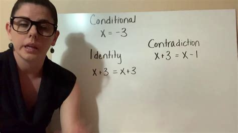 Conditional Identity And Contradiction Equations Youtube