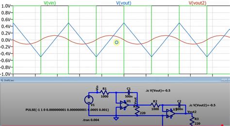 Power Supply Integrator Opamp Triangular Wave Input Electrical