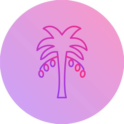 Coconut Trees Vector Icon 25022083 Vector Art At Vecteezy