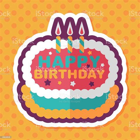 생일 케이크 평편 아이콘크기 긴 Shadow Eps10이 포함됩니다 0명에 대한 스톡 벡터 아트 및 기타 이미지 0명 2015년 미식가 Istock
