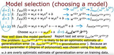 C2w3 Model Selection And Trainingcross Validationtest Sets Advanced Learning Algorithms