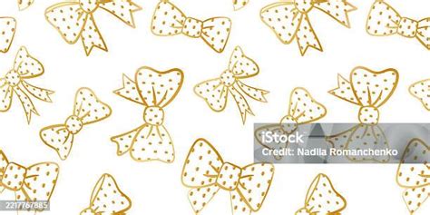 완벽 한 글램 황금 물방울 무늬 활 패턴 우아한 럭셔리 질감 흰색 배경 축제 축하 디자인 카드 혼례 0명에 대한 스톡 벡터 아트 및 기타 이미지 Istock