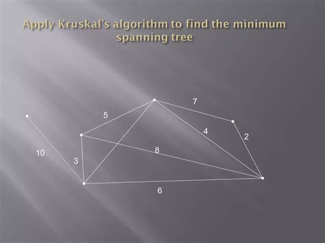 Kruskal Algorithm Dsa Lab Project 1st By Rohit Malav Ppt