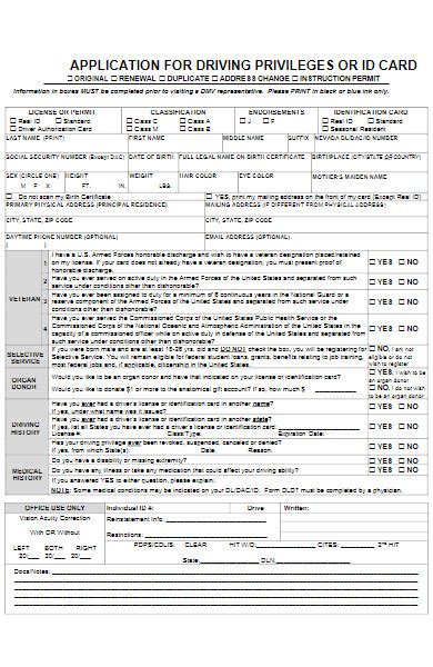 Free 50 License Forms Download How To Create Guide Tips