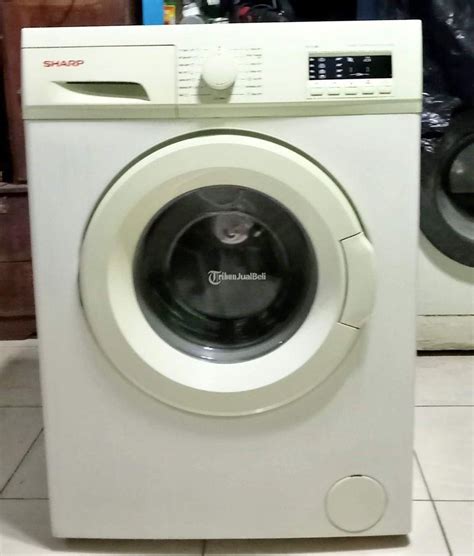 Mesin Cuci Sharp Front Loading Tabung Kaca Type ESFL862 Bekas Siap Pakai Di Jakarta Barat