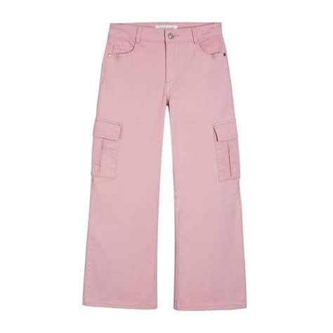 Planet Gold Girls Wide Leg Cargo Jeans Size 4 18