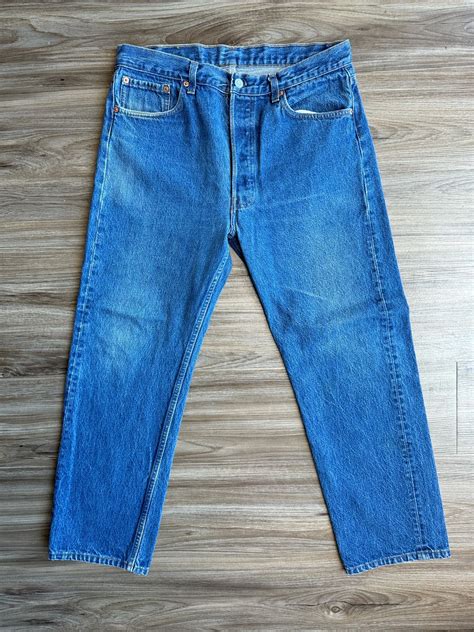 1990 Levis Usa 501 Tag 36x31 Actual 33x28 — Jean Genie Vintage Co