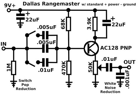 Brian Mays Treble Booster Circuit Diagram