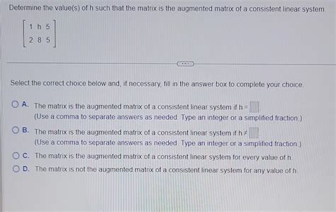 Solved 12h855 Select The Correct Choice Below And If