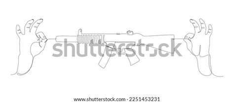 One Continuous Line Two Hand Holding Stock Vector Royalty Free 2251453231 Shutterstock