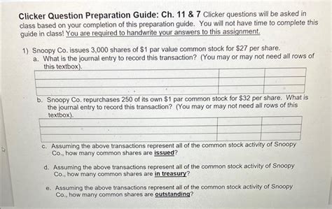 Solved Clicker Question Preparation Guide Ch 11and7 Clicker