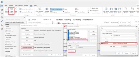 Do You Use Conditional Formatting To Visually Deprioritize Emails You Re CC D On SSW Rules