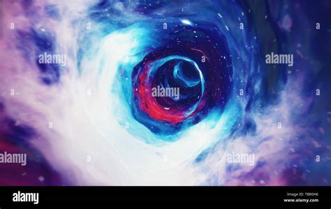 Travel Through A Wormhole Through Time And Space Filled With Millions