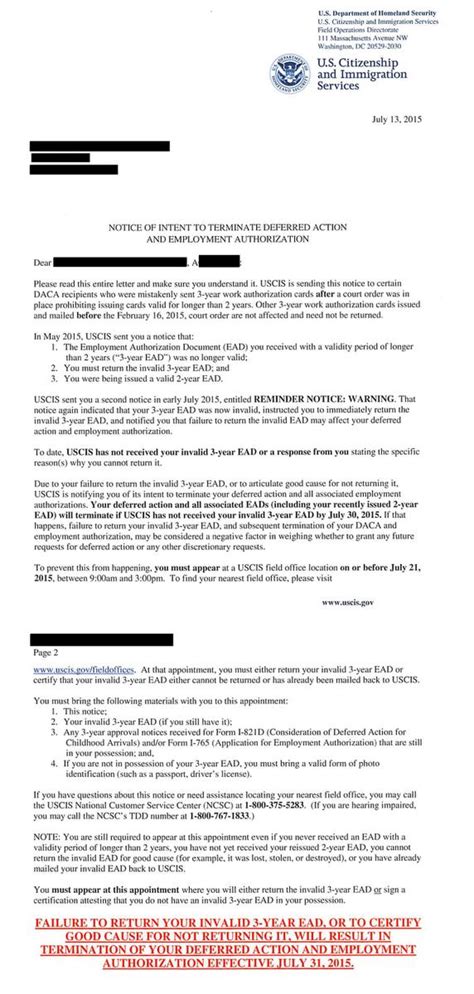Inmigracion Uscis Erroneamente Emitió Permisos De Tres Años Para Daca