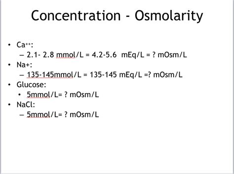 How To Calculate Osmolality At Matthew Alvarez Blog