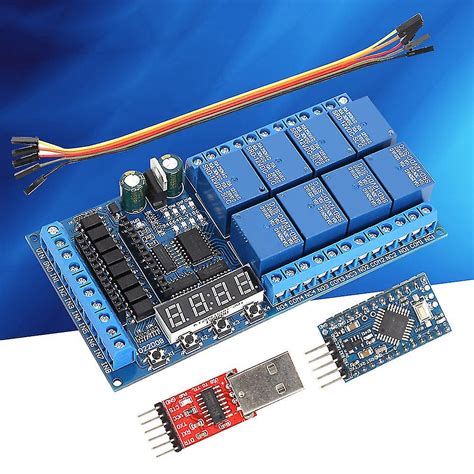 Dc V Channel Pro Mini Plc Relay Shield Module Delay Timer Switch Board For Arduino Channel
