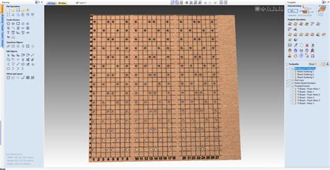 Onefinity CNC Waste Board Surfacing Grid And Threaded Inserts For Woodworker With QCW Inches