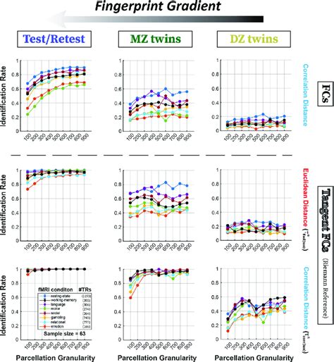 Effect Of Tangent Space Projection And Distance Metric Correlation Download Scientific