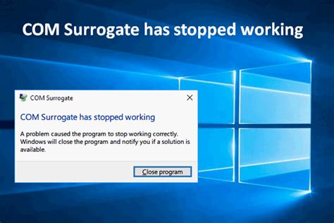 Com Surrogate Has Stopped Working Error Solved