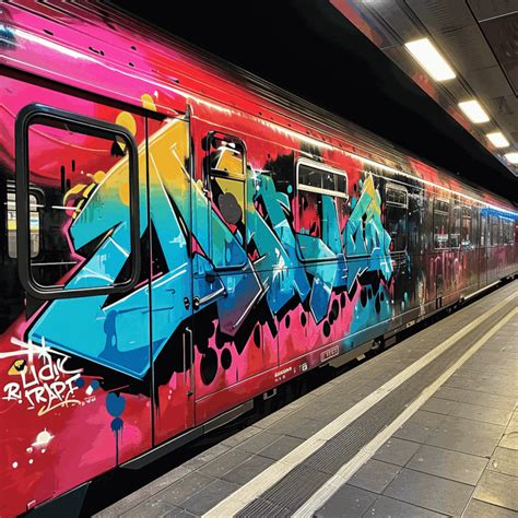 Züge Streetart