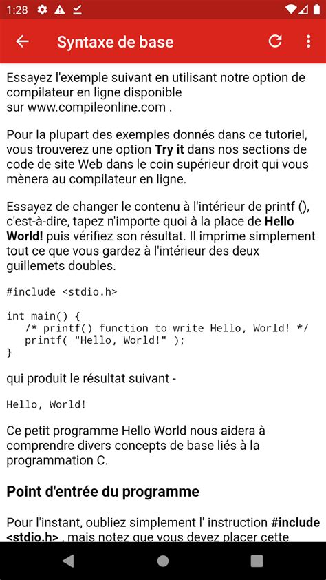 Android 용 Cours Programmation Informatiq 다운로드