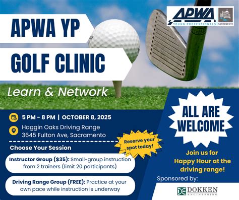 Yp Golf Clinic Apwa Sacramento Chapter