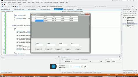 Creating Stored Procedures In Ms Sql In Cnet Youtube