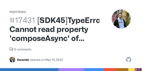 Sdk45 Typeerror Cannot Read Property Composeasync Of Undefined When Using Expo Mail