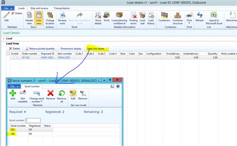 how to use serial sales picking with warehouse management processing in